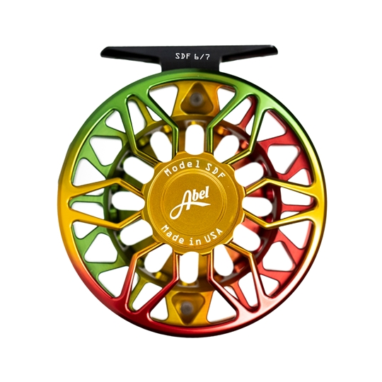 Abel SDF 6/7 Fly Reel Rasta Fade | Mad River Outfitters