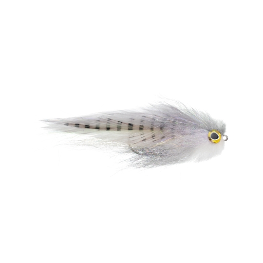 Kelly Galloup's Belly Bumper Streamer- gray/white