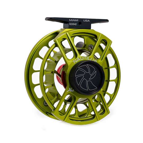 Nautilus XM Fly Reel- Medium for 4-5 weight lines- glades green